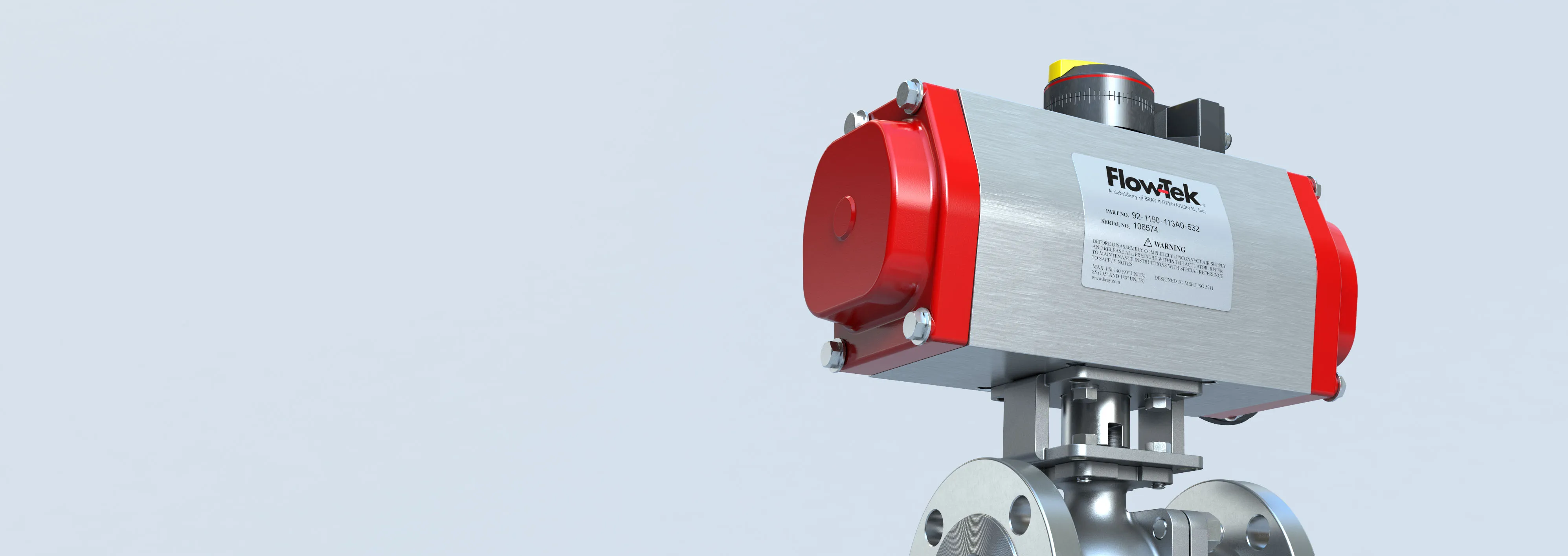 Pneumatikantrieb: Kugelhahnantrieb der Serie 92/93 | Bray