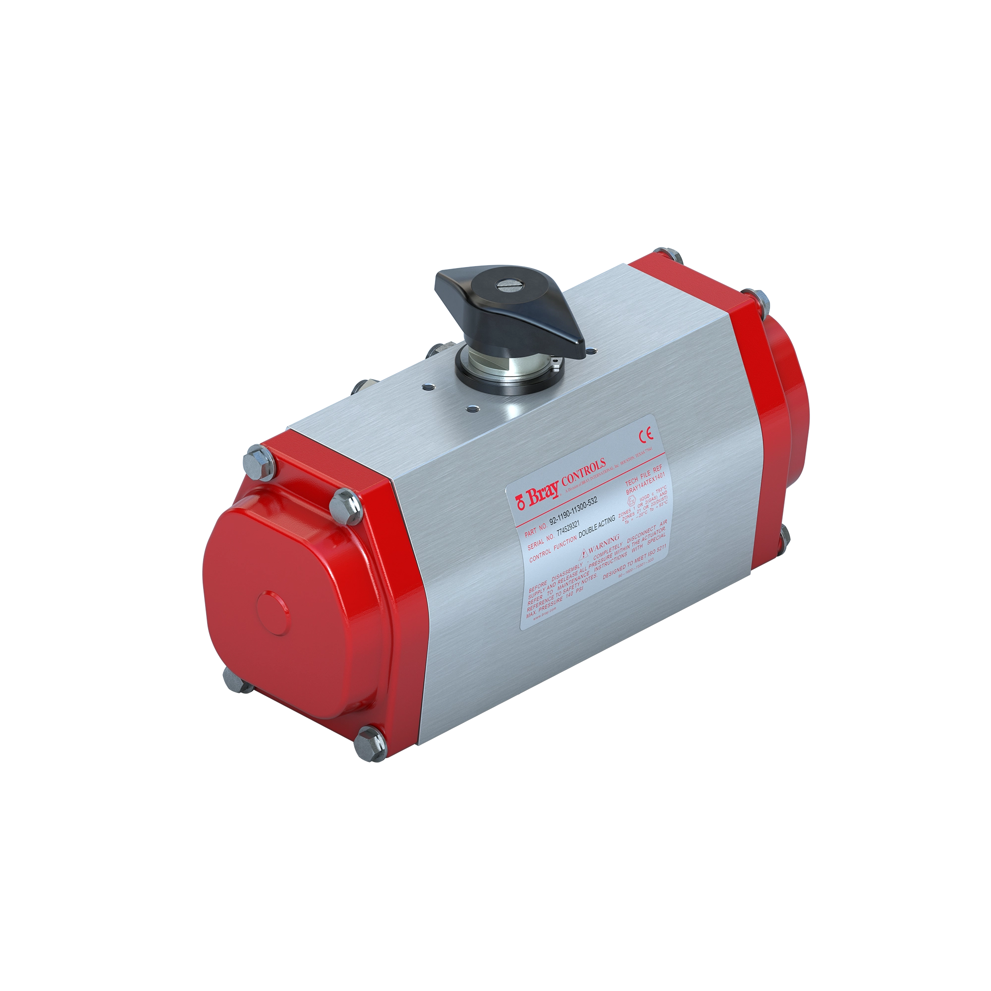 Pneumatic Actuator: Series 92/93 Rack & Pinion Pneumatic | Bray